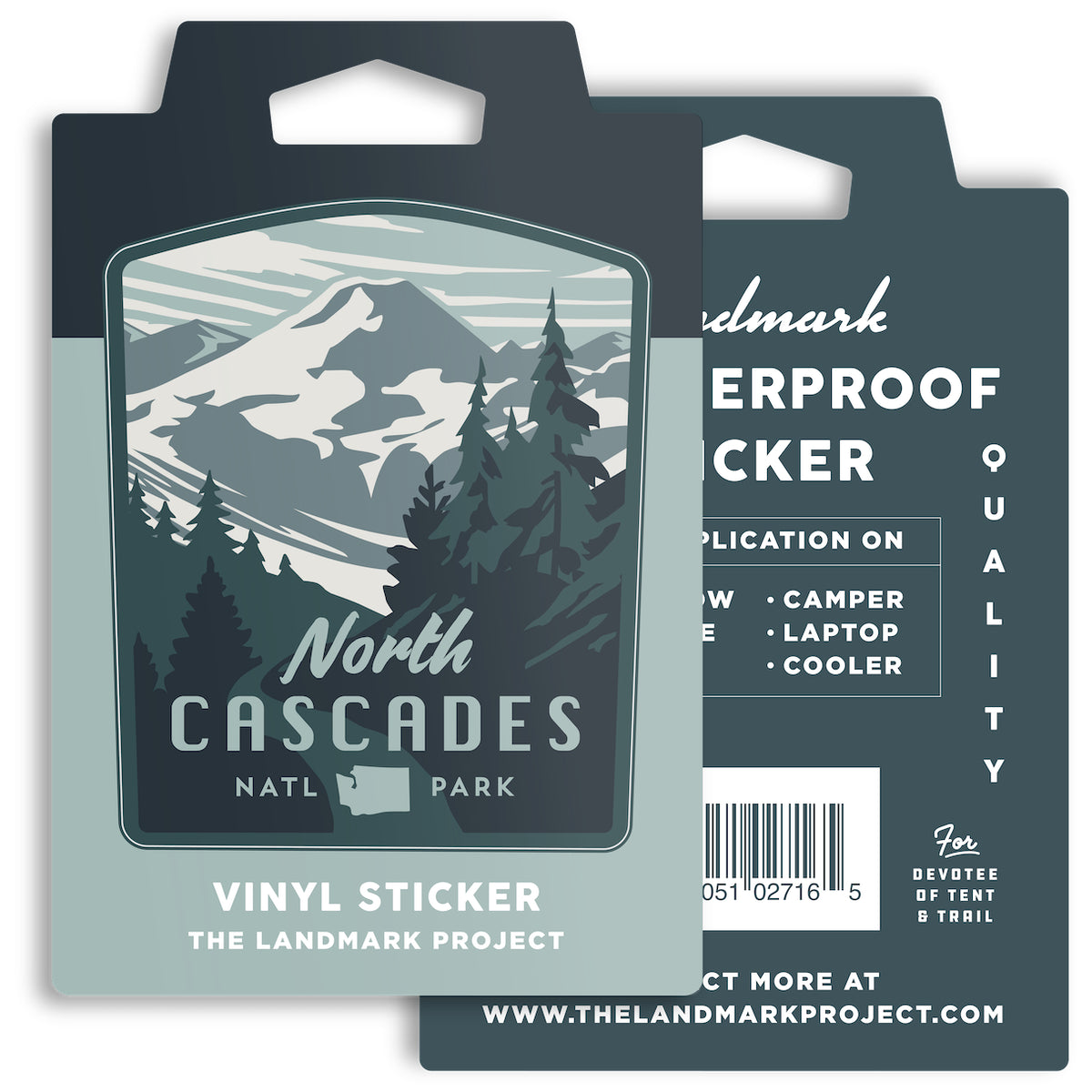 North Cascades National Park Sticker – Wicked+